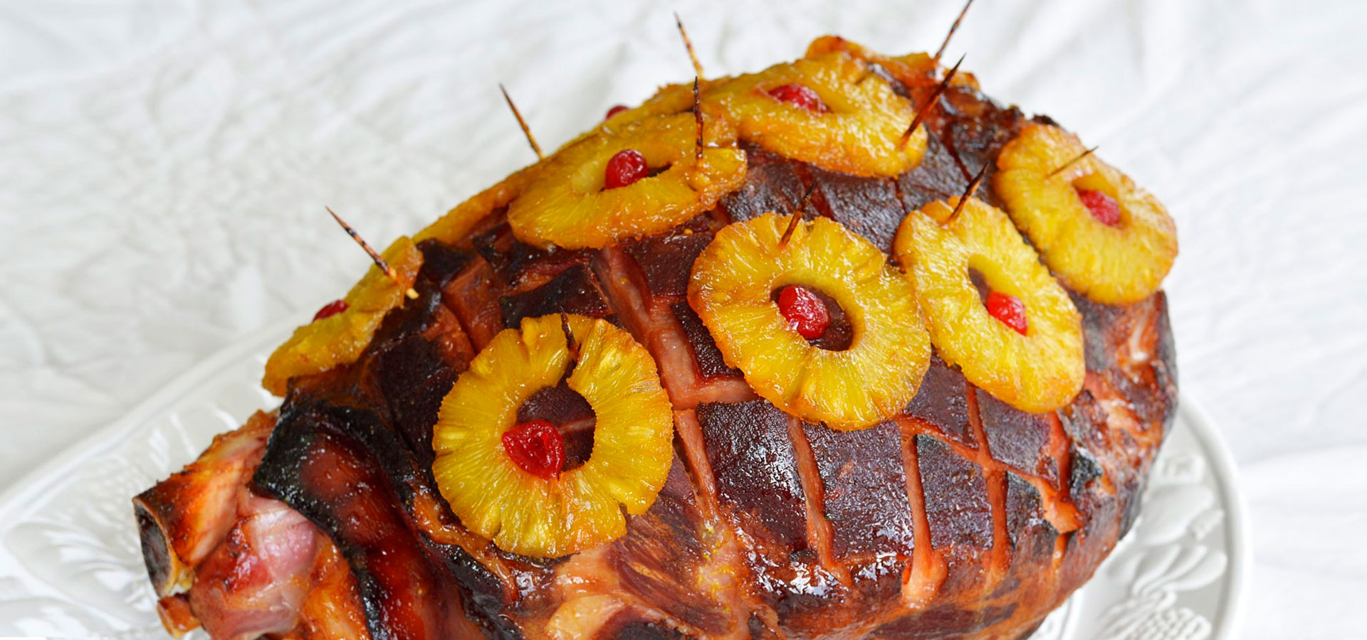 Jamón horneado con piña - ASPE